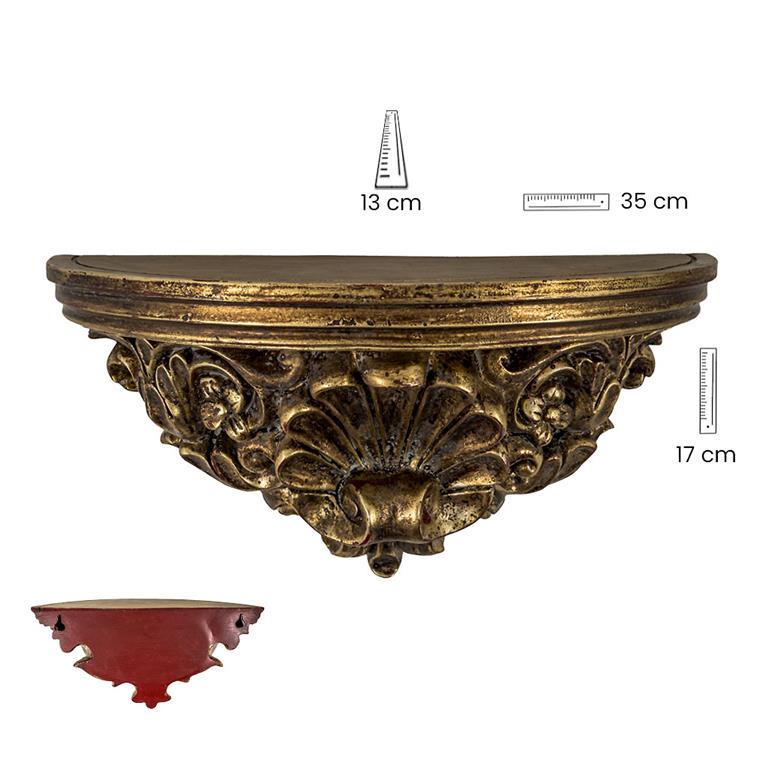 MENSULA DORADA 35 CM – Estampería San José