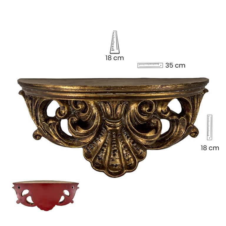 MENSULA DORADA 35 CM – Estampería San José