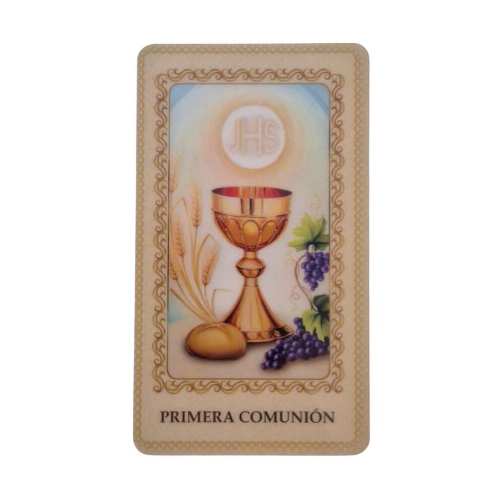 Estampa de la Primera Comunión con oración – Estampería San José